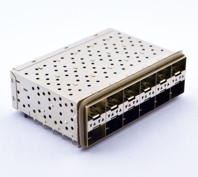 China 2007562-1 2149328-1 CONN SFP+ RCP W/CAGE 2X6 240P RA for sale
