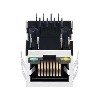 China LPJ4026AANL RJ45 Modular Jack Cross XRJG-01K-1-E13-211 Lan 10/100M SGS for sale