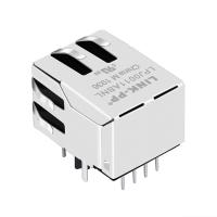 China LPJ0011ABNL RJ45 Jack Connector 10/100Base-T Network Switch XRJG-01Q-4-D22-110 for sale