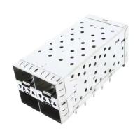 China 2007417-1 2007637-4 Fiber Optic Transceiver Module CONN SFP+ RCPT W/CAGE 2X2 80P RA for sale