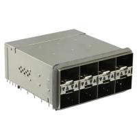 China 1658224-1 Fiber Optic Transceiver CONN SFP CAGE 2X4 PRESS-FIT R/A for sale