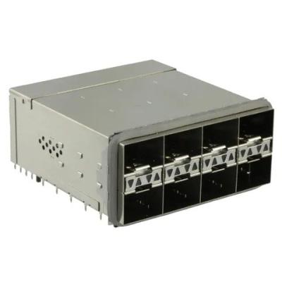 China 1658224-1 Fiber Optic Transceiver CONN SFP CAGE 2X4 PRESS-FIT R/A for sale