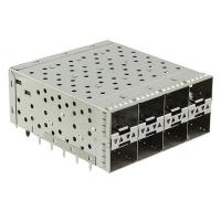 China 1658224-1 Fiber Optic Transceiver CONN SFP CAGE 2X4 PRESS-FIT R/A for sale