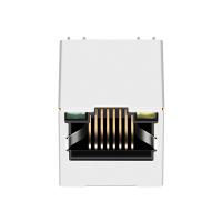 China 5-2337993-2 Vertical Rj45 Connector 4 Cores With PoE+ Magnetics LPJDP4115BENL for sale