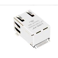 China LPJ19618ABNL Power SMT Rj45 1x 10/100BT With LED Shielded POE IEEE802.3af for sale