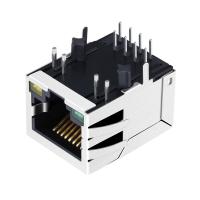 China ARJ11B-MESCB-A-B-ELT2 10/100 Base-T 1 Port Rj45 Modular Socket LPJ0006GENL for sale