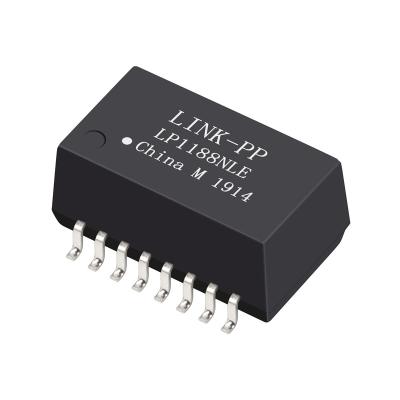 China HR641680E Ethernet Telecom Transformer SMT 10 / 100Base-T For Lan PCB LP1188NL for sale