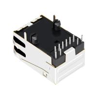 China RTA-364A1R1A , LPJ2026KONL Magnetic RJ45 Connectors 1x10/100Mbps Latch-up for sale