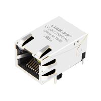 China RTA-364A1R1A , LPJ2026KONL Magnetic RJ45 Connectors 1x10/100Mbps Latch-up for sale