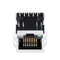 China 7499111423 / 7499111424 1000 Base-T RJ45 PCB Jack 8P LAN Cable Connector LPJG0803A102NL for sale