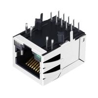 China 7499111423 / 7499111424 1000 Base-T RJ45 PCB Jack 8P LAN Cable Connector LPJG0803A102NL for sale