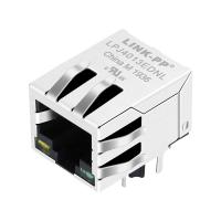 China RJLBC-060TC1 RJ45 Modular Jack 10/100 BASE-TX Filtered Integrated LED for sale
