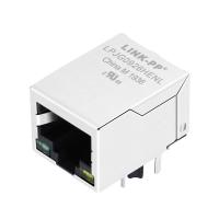 China 1x1 Port 1000Mbps POE+ RJ45 Filter Connector Module LPJG0926HENL for sale