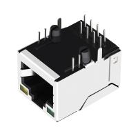 China HR915340A Single Port 100 Base-T RJ45 Right Angle Connector for sale