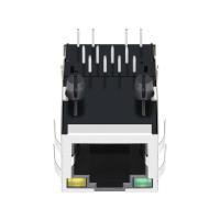 China XFATM9-CTGA1-4M 1x1 Port 100 Base-T Ethernet Rj45 Jack Module LPJ6014A175NL for sale