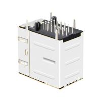 China 6368011-4 2x1 Port RJ45 Connector Without Magnetics LPJE17200A31NL for sale