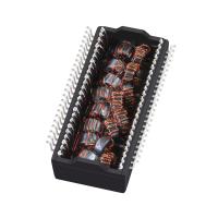 China HR664851E Dual Port Discrete LAN Magnetics For PoE 100/1000 Base-TX VoIP 48 Pin LP84816ANL for sale