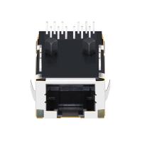 China 7499111615 Single Port 1000 Base-T Tab UP Ethernet RJ45 Female Connector LPJK7036-8A98NL for sale