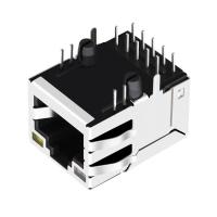 China ARJM11C7-502-KB-EW2 1000 Base-T Single Port RJ45 Magnetic Jack LPJG16402A37NL for sale