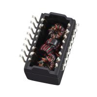 China LP1198NL Single Ports 10/100 Base-T 16 Pin Discrete Transformer L21N002-0 for sale
