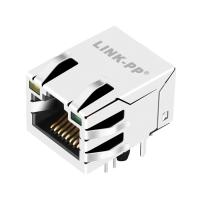 China RT7-144A8U6F 10/100 Base-T 1 Port Ethernet RJ45 Connector LPJ162336-8A42NL for sale