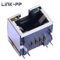 China 615008185121 Low-Profile RJ45 8P8C Shield 1Port With LED LPJE841-0BGNL for sale