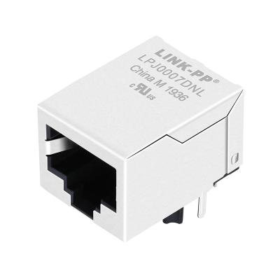 China LJ-N17S1A-YE-F , LPJ0007DNL Magnetic RJ45 Jack 1CT:1CT Cores Filter NO LEDs for sale