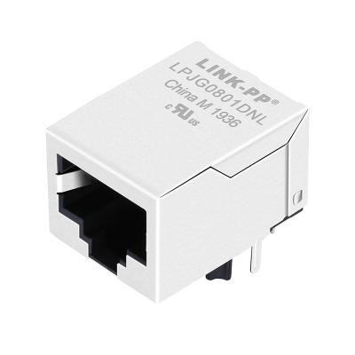 China LINK-PP LPJG0801DNL Cross KLA1S109 LF 1x 1000 Base-T Magnetics Rj45 for sale