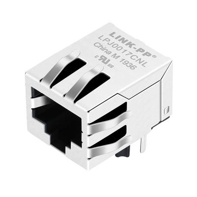 China 13F-60ND2NL RJ-45 connector integrated with transformer LPJ0017CNL Without LEDS for sale
