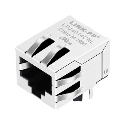 China MIC24010-0107T-LF3 RJ45 Connector with 10/100 Base-T Integrated Magnetics for sale