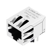 China 13F-62GND2NL 1 x 10/100 Mbit LPJ0108CNL Modular Plug RJ45 Shielded Socket for sale