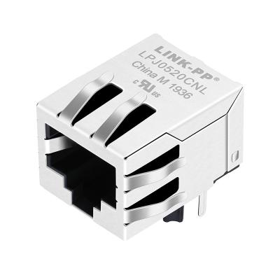 China HFJT1-S101RL Rj45 Connector with 10Base-TX Integrated Magnetics LPJ1216CNL for sale