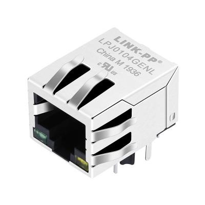 China MIC64013-5180T | LPJ0104GENL RJ45 Modular Jack 10/100Base-Tx Ethernet for sale