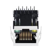 China XFO656P-CLxu1-4MS 8P8C RJ45 Single Port 10 / 100Base-T Networking LPJ4049GDNL for sale