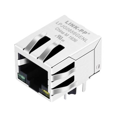 China SI-61032-F Cross LPJG0856GENL Single Port Rj45 1x10/100/1000 BASE-TX Filter for sale