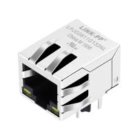 China 1840434-2 Magnetic RJ45 Jack 10 Pin Rj45 Gigabit Shielded With Leds 1840434-3 for sale