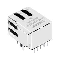 China 5-6605435-1 Magnetic RJ45 Jack 10 PIN DECOUPLING CAPACITOR  LEDs LPJG0820G28NL for sale