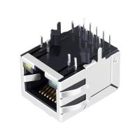 China HFJ11-1G02E-L12V3RL Halo 1000Base-T Magnetic 10Pins RJ45 Jack Gigabit Connector for sale
