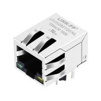 China RJ-101G50E 10 Pin Rj45 Connector , Gigabit Jack LPJG0801GENL for sale
