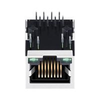 China 100Base Magnetic RJ45 Jack J0026D01ENL | LPJ0026BCNL Ethernet Connectivity for sale