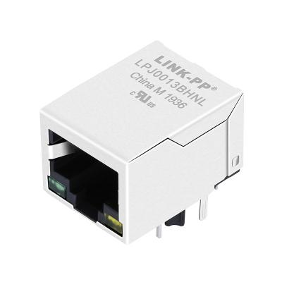 China 10/100Base-Tx UTP RJ45 Jack XMG-SK02-111009ANL-LFG-LA1 , LPJ0013BHNL for sale