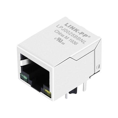 China KLU1S516-43 LF | LPJ0025BBNL Magnetic RJ45 10/100 BASE transmission for sale