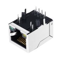 China KLU1S041CX-34 LF | LPJ0182BANL Magnetic Rj45 Jack 8P8C With LED ROHS for sale