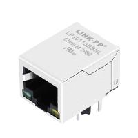 China J00-0046NL | LPJ0113BBNL Magnetic RJ45 Jack 1x10/100,8Position,R/A,Shield for sale