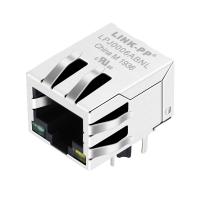 China LPJ0006ABNL Rj45 Socket Cross J0006D21BNL 8 Pin 10/100 Base-TX Tab-down for sale