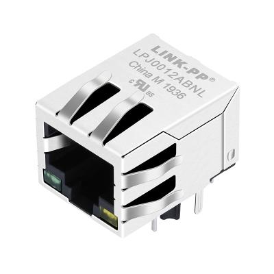China HY911108H , LPJ0012ABNL 8P8C 10/100M-bit Magnetics Rj-45 PCB Jack for sale