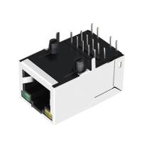 China MIC66311-0171T-LF3 POE RJ45 With Diode LPJ6049BGNL Handle 350mADC Meet 802.3af for sale