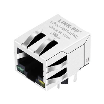 China LPJG4801ABNL / XFGIG8M-CAxu1-4MS Rj45 Connector Magnetics XFGIG8M-CAGY1-4MS for sale