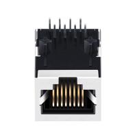 China 7499010004A THT 100BASE-TX Single Port RJ45 Connector 350µH inductance for sale
