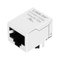 China 7499010004A THT 100BASE-TX Single Port RJ45 Connector 350µH inductance for sale